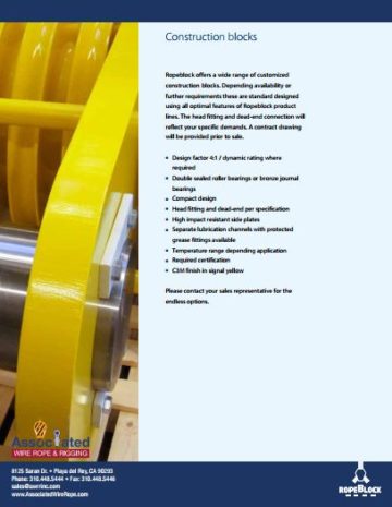 construction-blocks | Associated Wire Rope & Rigging